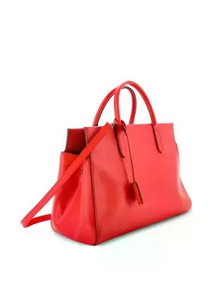 LOUIS VUITTON Epi Leather Mm Satchel Handbag - Red