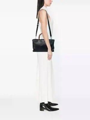 Gucci Medium Calfskin Bamboo Shopper Satchel