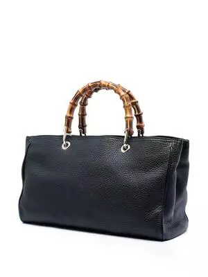 Gucci Medium Calfskin Bamboo Shopper Satchel