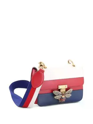 Gucci Queen Margaret Flap Bag Colorblock Leather Medium Shoulder Bag