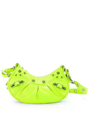 Balenciaga Le Cagole Giant Studs Shoulder Bag - Yellow