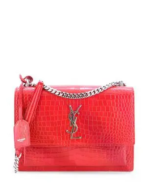 Saint Laurent Medium Sunset Bag - Red