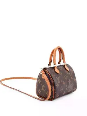 LOUIS VUITTON Speedy Bandoulière Monogram Canvas Nano Crossbody Bag