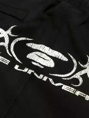 AAPE BY *A BATHING APE Camouflage Panel Logo Shorts