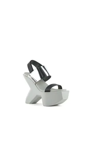 United Nude Boulder Sandal - Silver