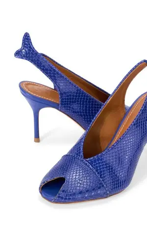 Staud Cleo Fish Peep Toe Slingback Pump