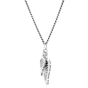 KING BABY STUDIO Double Wing Pendant Necklace