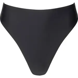 RAJ SWIM Kimmy High Waisted Bikini Bottom - Black