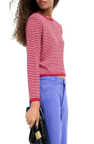 Mango Stripe Sweater - Red