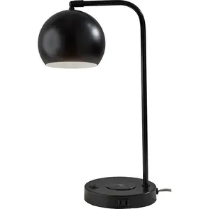 ADESSO Emery Supercharger Desk Lamp Black