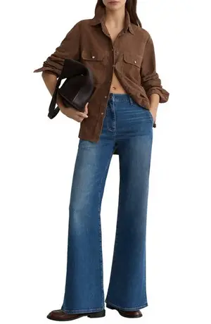 REISS Addie Wide Leg Jeans