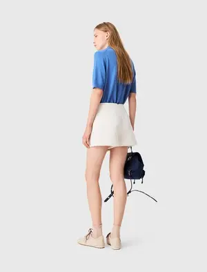 Maje Tweed Skort