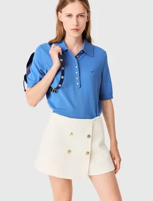 Maje Tweed Skort