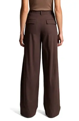 Vince Mid Rise Wide Leg Panel Pants