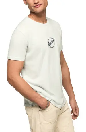 Lucky Brand Blue Moon Logo Graphic T-shirt