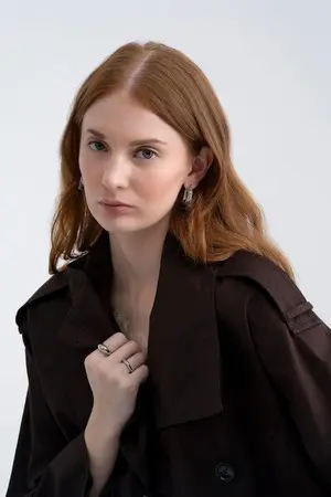 ZYNNIA COLLECTIVE Dome Slim Ring - Silver