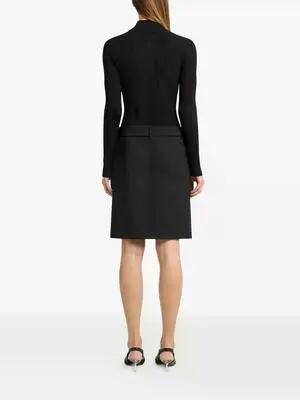 COURREGES Double-breasted Belted Mini Skirt