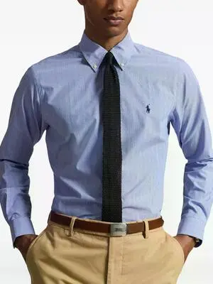 Polo Ralph Lauren Checked-pattern Logo-embroidered Shirt