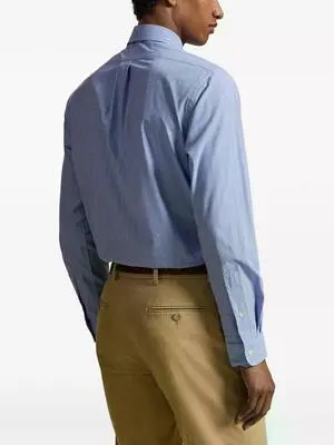 Polo Ralph Lauren Checked-pattern Logo-embroidered Shirt
