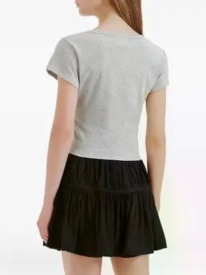 B+AB Embroidered Patch T-shirt