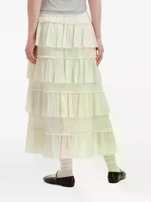 B+AB Tiered Ruffled Skirt