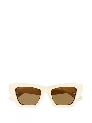 Gucci Square-frame Sunglasses - Neutrals