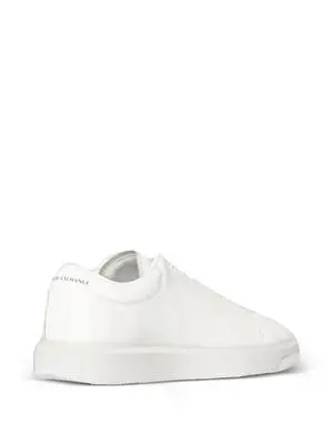 Emporio Armani Logo-print Leather Sneakers