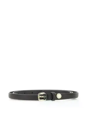 GIANNI CHIARINI Slim Calf Leather Belt - Black