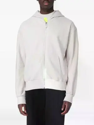 DISCLAIMER Logo-print Zip-up Hoodie