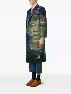 Thom Browne Nantucket Bouclé Scenic Coat