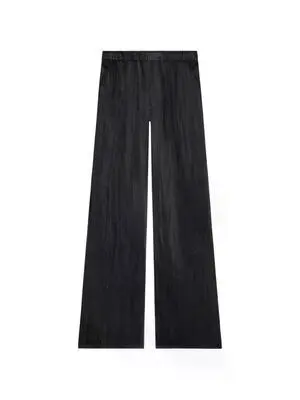COURREGES Crinkled Satin Finish Trousers