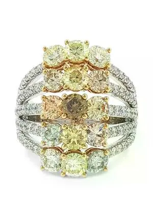 HYT JEWELRY Diamond Cocktail Ring - Silver