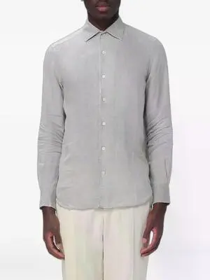 MC2 SAINT BARTH Linen Long-sleeve Shirt