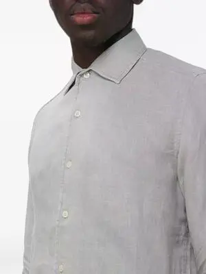 MC2 SAINT BARTH Linen Long-sleeve Shirt