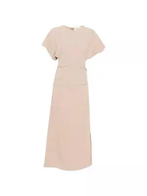 VICOLO Ruched Detail Midi Dress