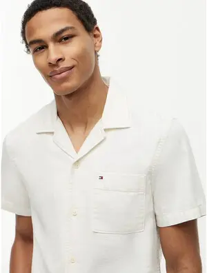Tommy Hilfiger Regular Fit Denim Camp Shirt