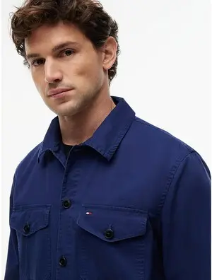 Tommy Hilfiger Twill Utility Shirt Jacket