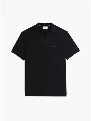 Tommy Hilfiger Classic Fit Open Placket Crepe Polo