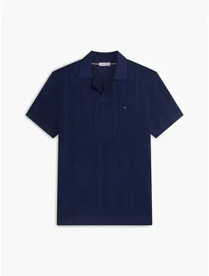 Tommy Hilfiger Relaxed Fit Pointelle Sweater Polo