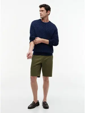 Tommy Hilfiger Relaxed Fit Textured Rib-knit Crewneck Sweater