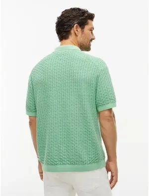Tommy Hilfiger Relaxed Fit Garment-dyed Sweater Polo