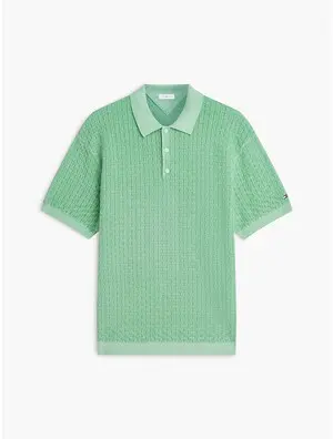Tommy Hilfiger Relaxed Fit Garment-dyed Sweater Polo