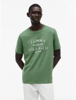 Tommy Hilfiger Hilfiger 1985 Logo T-shirt - Dusty Meadow
