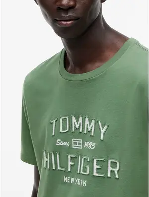Tommy Hilfiger Hilfiger 1985 Logo T-shirt - Dusty Meadow