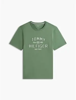 Tommy Hilfiger Hilfiger 1985 Logo T-shirt - Dusty Meadow