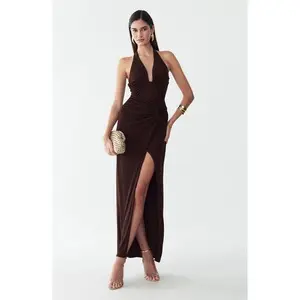BWLDR Dakota Maxi Dress - Chocolate