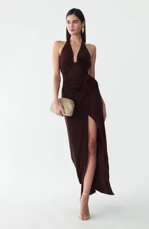 BWLDR Dakota Maxi Dress - Chocolate