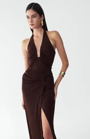 BWLDR Dakota Maxi Dress - Chocolate