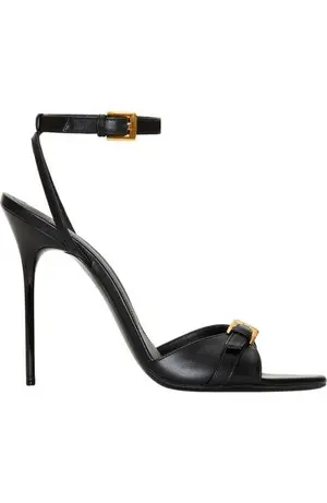 Balmain Anthem Smooth Leather Sandals