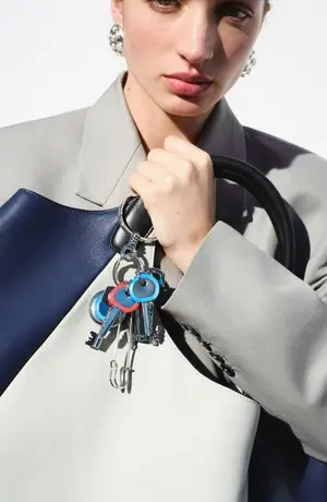 Mango Assorted Keyring With Evil Eye Charm